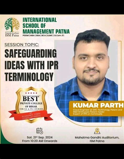 Vishakha Mishra On Linkedin Attended An Insightful Session On Intellectual Property Rights Ipr