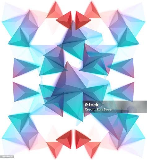 풀 컬러 무지개 스펙트럼 색상의 삼각형 패턴벡터 불규칙한 다각형 배경 0명에 대한 스톡 벡터 아트 및 기타 이미지 0명 2
