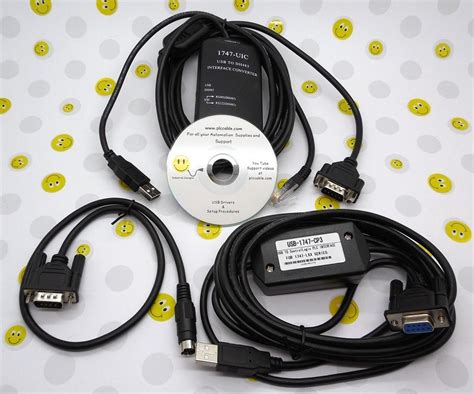 Allen Bradley 1747 Uic Usb 1747 Cp3 1761 Cbl Pm02 1756 Cp3 Programming Set