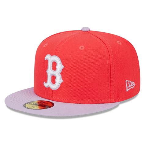 New Era Boston Red Sox Spring Redlavender 2023 59fifty Fitted Hat