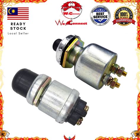 WeConnect Heavy Duty Momentary Ignition Switch Push Button Starter Switch Waterproof Car Truck ...