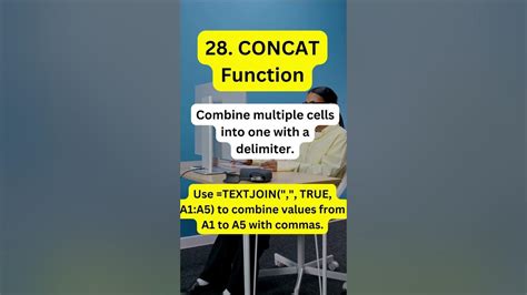 🔗 Master The Concat Function In 60 Seconds ⚡ Excelshorts Facts Youtube