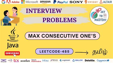 Max Consecutive Ones Leetcode 485 Data Structure And Algorithms