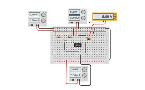 circuit design 2 1 circuit 1 unity gain tinkercad