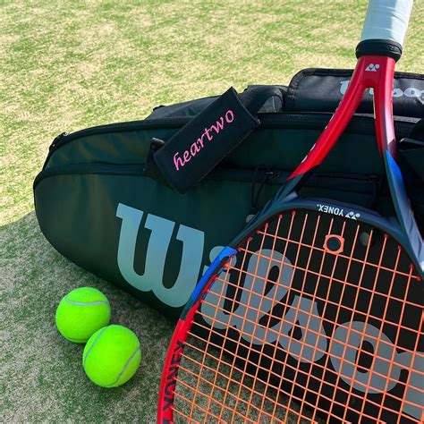 리시다라마켓 리시다라 📛벨크로자수네임택 테니스 🎾 가방 손잡이에 멋지게 달아 주셨어요