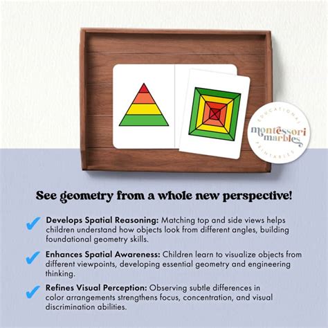 Top And Side Views Level 2 Spatial Reasoning Geometry Ages 6 12 Tpt