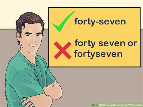 How To Write A Check With Cents 10 Steps With Pictures