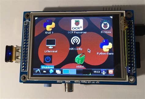 PiScreen Inch TFT Raspberry Pi Touchscreen Display Video