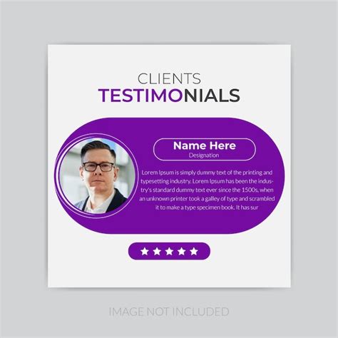 premium vector simple client valuable feedback design layout