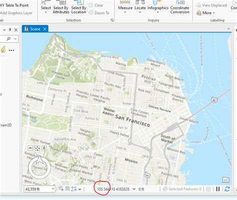clarify utm coordinate display in map status bar esri community