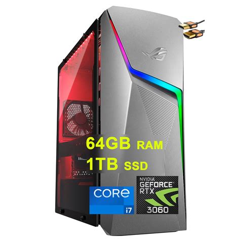 Buy Asus Rog Strix G Ce Gaming Desktop Computer Th Generation Intel Octa Core I Gb
