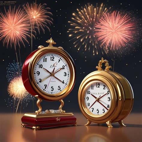 Premium Ai Image Two Clocks With The Time As 12 30 And The Time As