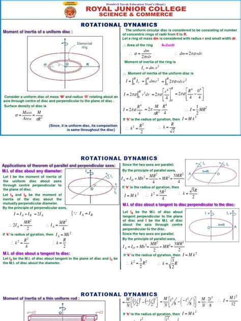 Rotational Dynamics Ii D Download Free Pdf Rotation Classical