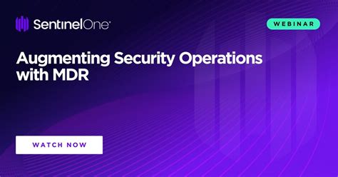 Augmenting Security Operations With Mdr Sentinelone