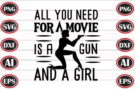 Girl And A Gun Graphic By Nazmul Mc85 · Creative Fabrica