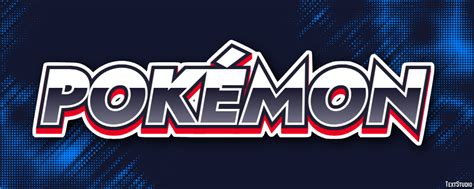 Pokémon Text Effect And Logo Design Brand