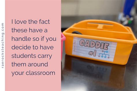Clever And Easy Classroom Caddy Ideas You Need To Tame The Clutter