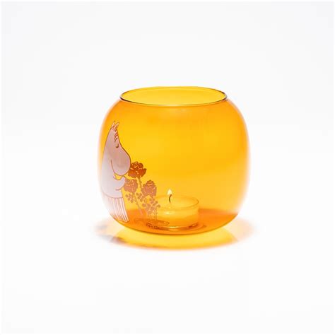 Moominmamma Candlestick Amber Tervecz