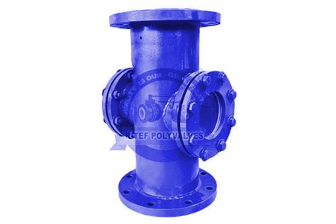Lined Sight Flow Indicator Double Window Type Full View Type Ptfe Valve