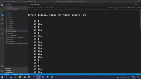 Error While Opening Python Notebooks In Workspace Issue Microsoft Vscode GitHub