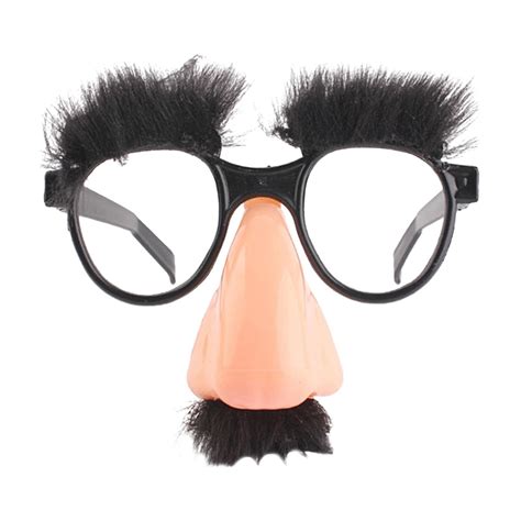 Zibeem 2 Halloween Glasses Funny Glasses With Funny Nose Eyebrows