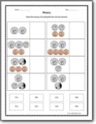 Cut And Paste Money Worksheets United States Coins Worksheets Us