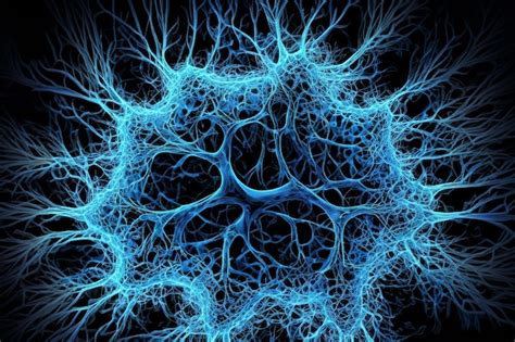 Neuron System Premium Ai Generated Image
