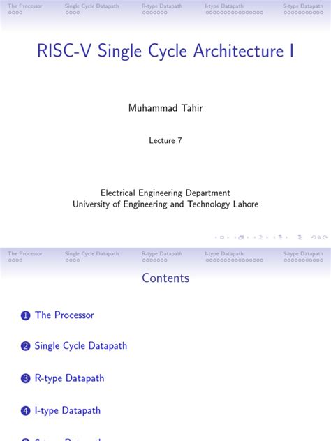 5 Riscv Singlecycle Arch1 Pdf Central Processing Unit