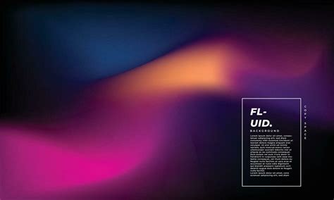 Colorful Fluid Gradient Mesh Background Template Copy Space Dynamic Colour Gradation Poster Or