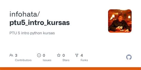 GitHub Infohata Ptu Intro Kursas PTU Intro Python Kursas