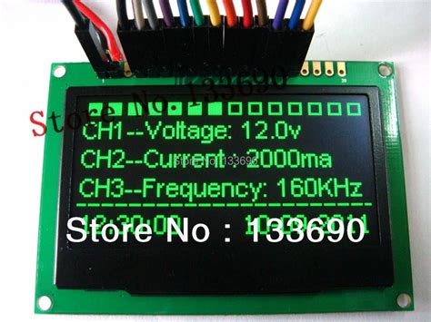 2 4 2 42 inch green 128x64 oled display module oled module 8bit 6800