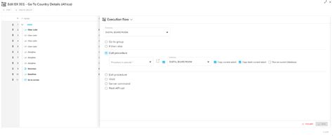 Execution Flow Action Group