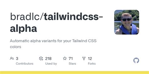 Github Bradlctailwindcss Alpha Automatic Alpha Variants For Your Tailwind Css Colors
