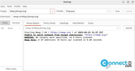 Zenmap Security Scanner Application