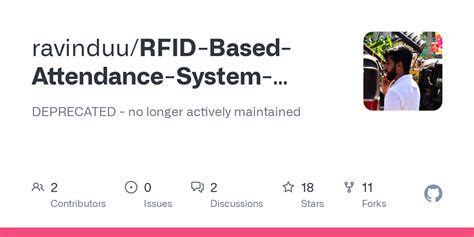 GitHub Ravinduu RFID Based Attendance System Using Arduino DEPRECATED No Longer Actively