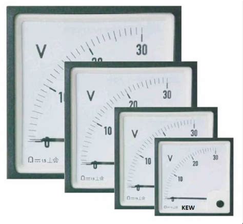 Square Shape White Analog Voltmeter At Best Price In Delhi Novo Electronics