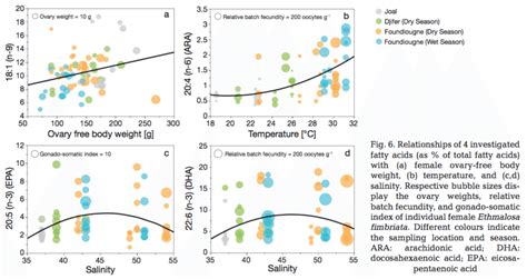 Relationships Of 4 Investigated Fatty Acids As Of Total Fatty Acids Download Scientific