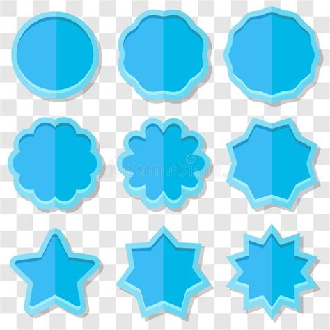 Vintage Heraldic Shield Shapes Labels Design Retro Style Borders