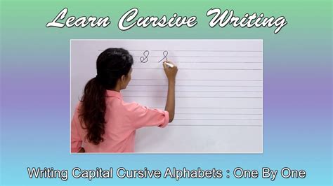 Cursive Writing For Beginners How To Write Cursive Alphabets Capital Handwriting Practice