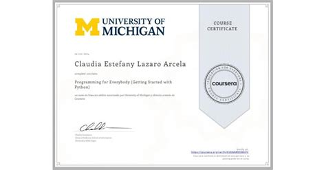 Claudia Lazaro En Linkedin Completion Certificate For Programming For