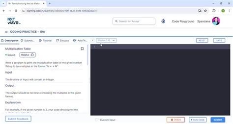 Spandana Pagidimanu On Linkedin Day26 Python Multiplication Table