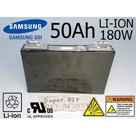 Samsung Sdi Ess High Energy Power Storage System 50ah 37v 42v Lithium