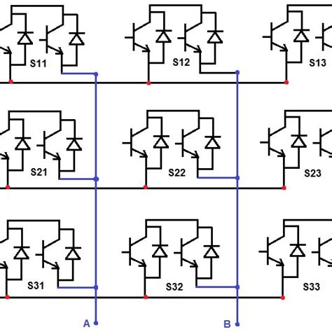 Three Phase Two Level Voltage Source Inverter A Topology And B Download Scientific