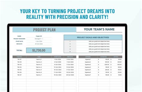 Project Plan Template In Excel Google Sheets Download Template Net