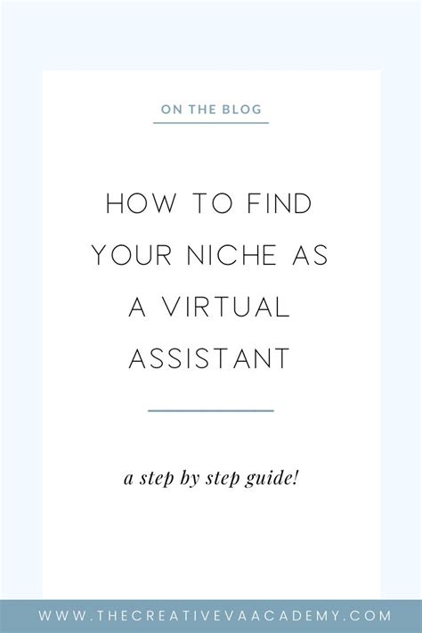 How To Find Your Niche As A Virtual Assistant