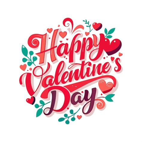 Un Corazón Con Las Palabras Feliz Día De San Valentín En La Parte