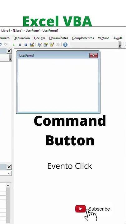 Command Button Evento Click Excel Vba Youtube