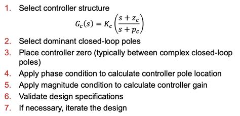 Solved 1 Select Controller Structure Gc S Kc S Pcs Zc 2 Chegg Com