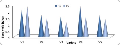 Interaction Effect Of Planting Technique And Variety On Seed Yield Of