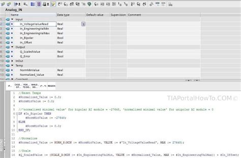 Function Call And IO Assignment In TIA Portal